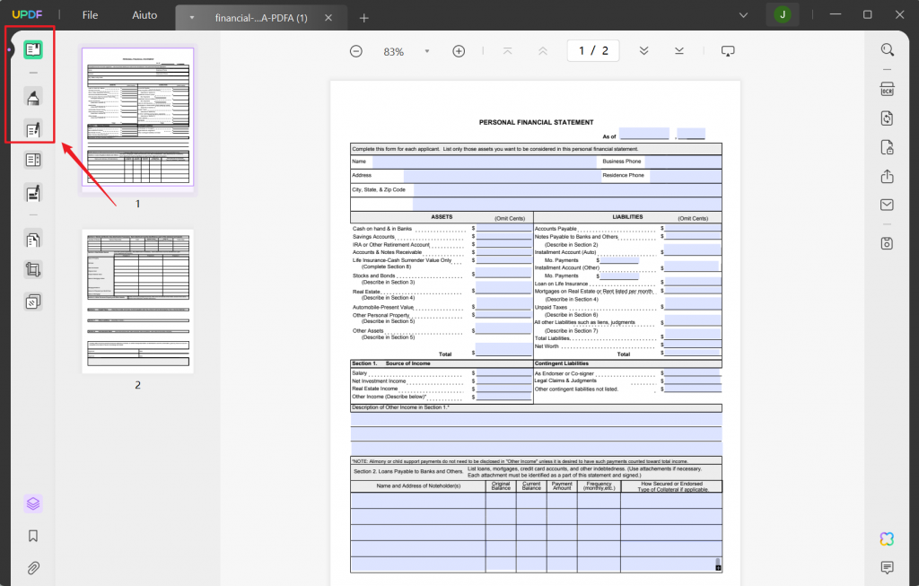 Creare PDF compilabile online e offline | UPDF