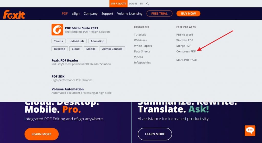 Compress PDF with Foxit and its Perfect Alternative | UPDF
