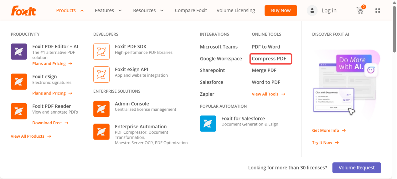 Compress PDF with Foxit and its Perfect Alternative | UPDF