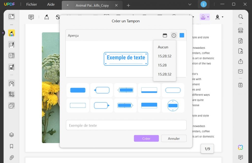 Façons rapides pour ajouter des tampons sur PDF | UPDF