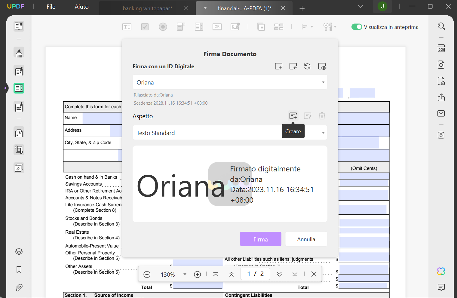 Firma digitale: cos'è e come aggiungerla | UPDF