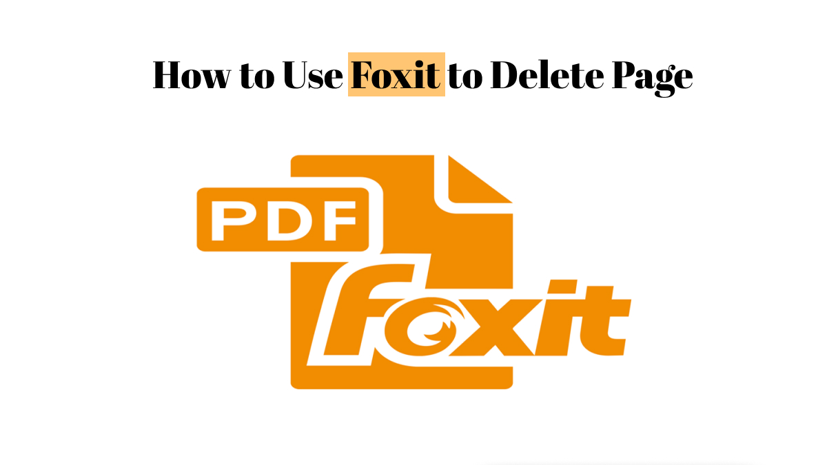 Delete Pages In Foxit Using Online Offline Methods UPDF