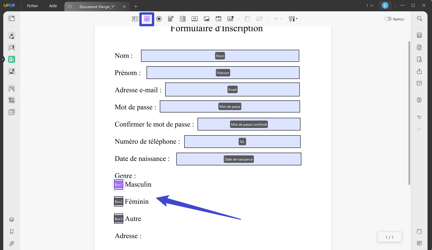3 façons pour créer un formulaire PDF remplissable | UPDF