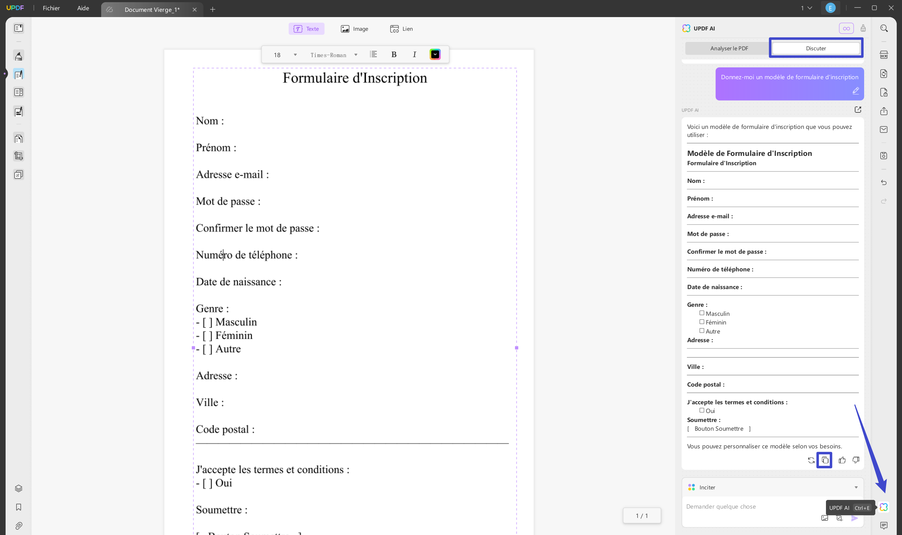 3 façons pour créer un formulaire PDF remplissable | UPDF