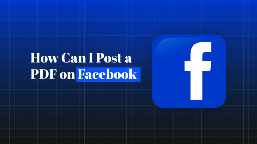 How to Post a PDF on Facebook using Image Conversion | UPDF