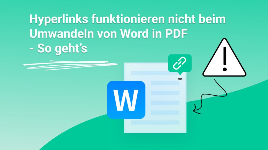 Word in PDF umwandeln: Hyperlinks funktionieren nicht | UPDF
