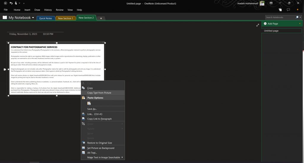 How to Use OneNote OCR for Scanned PDF or Image? - UPDF
