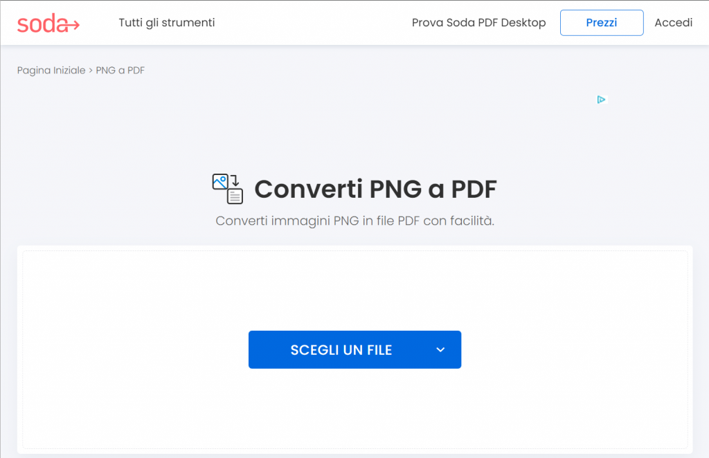 Convertire da PNG a PDF in soli due passaggi | UPDF