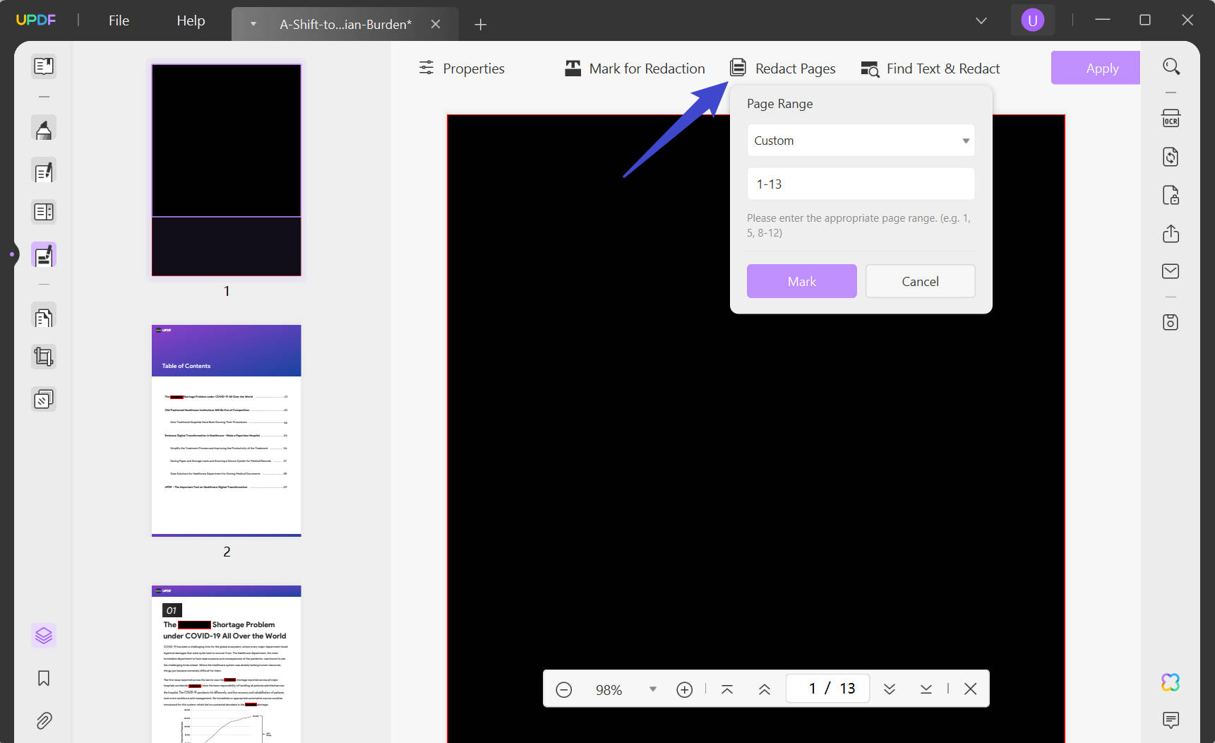 Redact Sensitive Information with UPDF Windows and Mac | UPDF