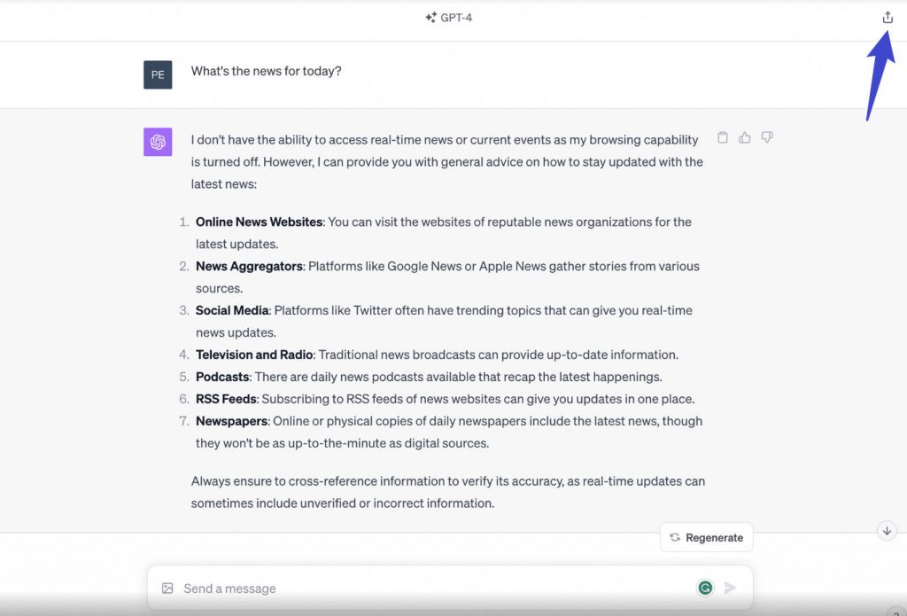 How to Share ChatGPT Conversation via Shared Link | UPDF