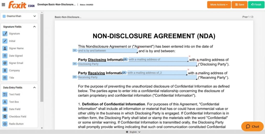 How to Add Signatures to Documents via Foxit eSign | UPDF