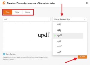 How to Add Signatures to Documents via Foxit eSign | UPDF