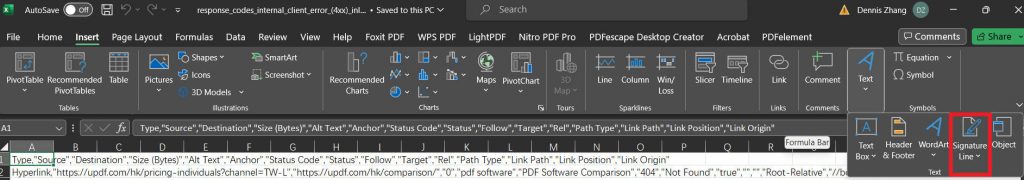 La guía definitiva para insertar firma en Excel | UPDF
