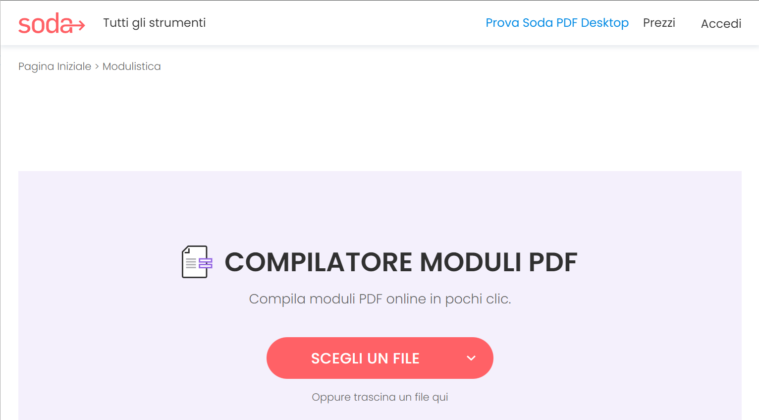 Creare PDF compilabile online e offline | UPDF