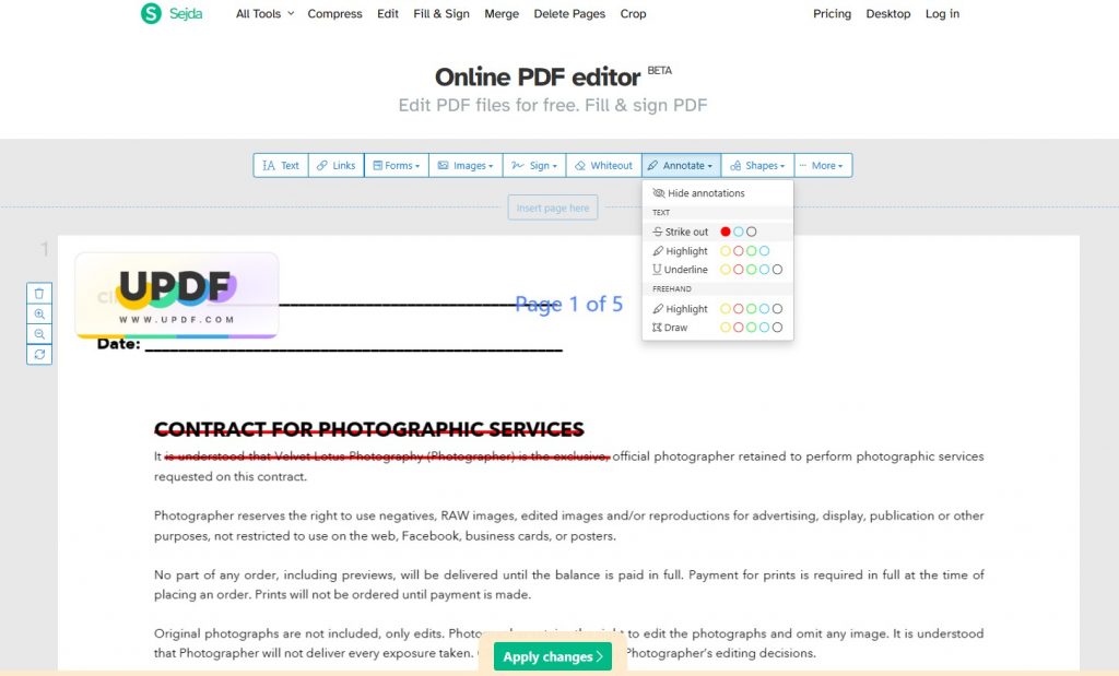 How to Redline a PDF? (Proven Ways) | UPDF