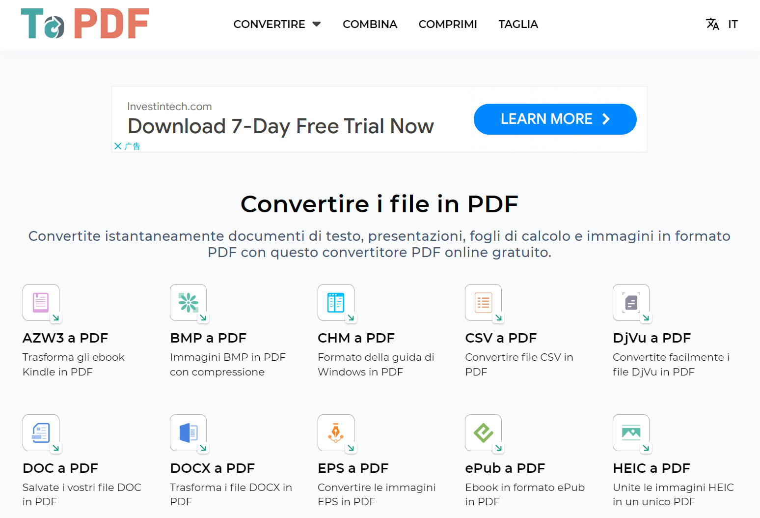 Convertire XPS in PDF online e offline | UPDF