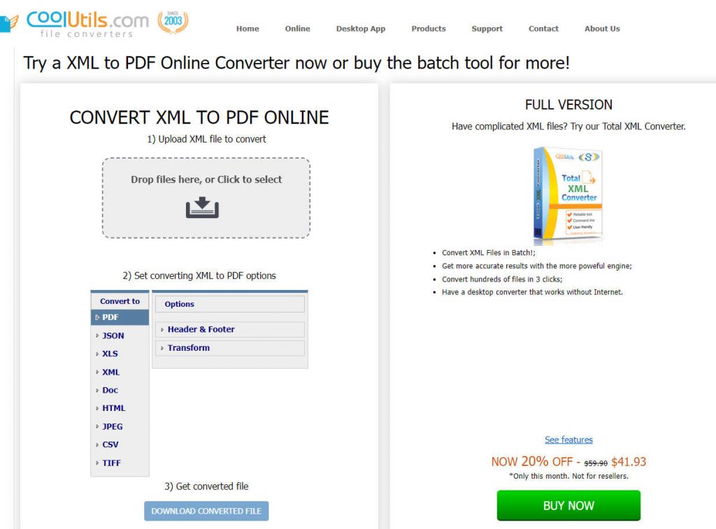 Explorando cómo convertir XML a PDF online y offline | UPDF
