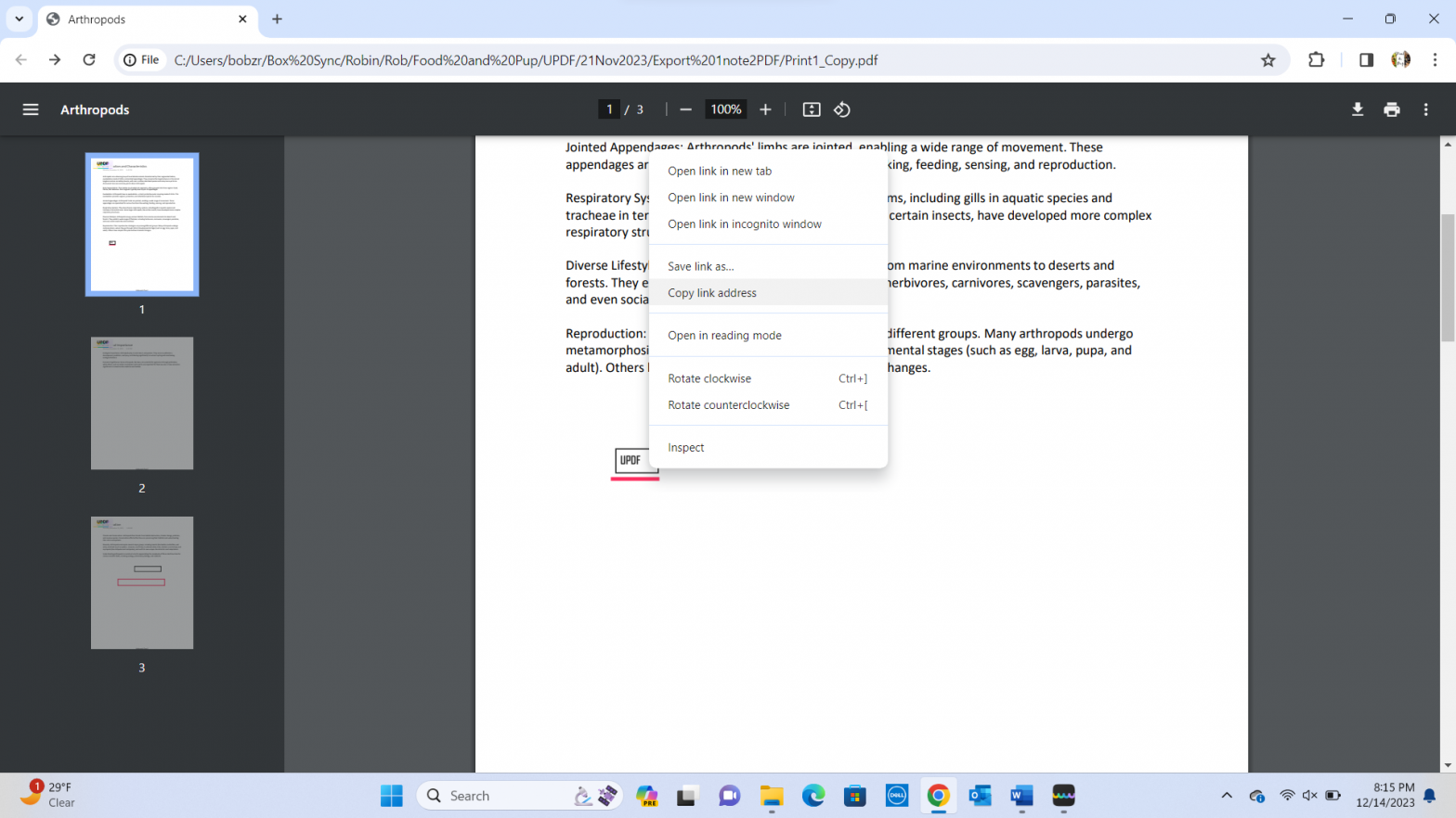 Bagaimana cara menyalin link PDF? (dalam detik)