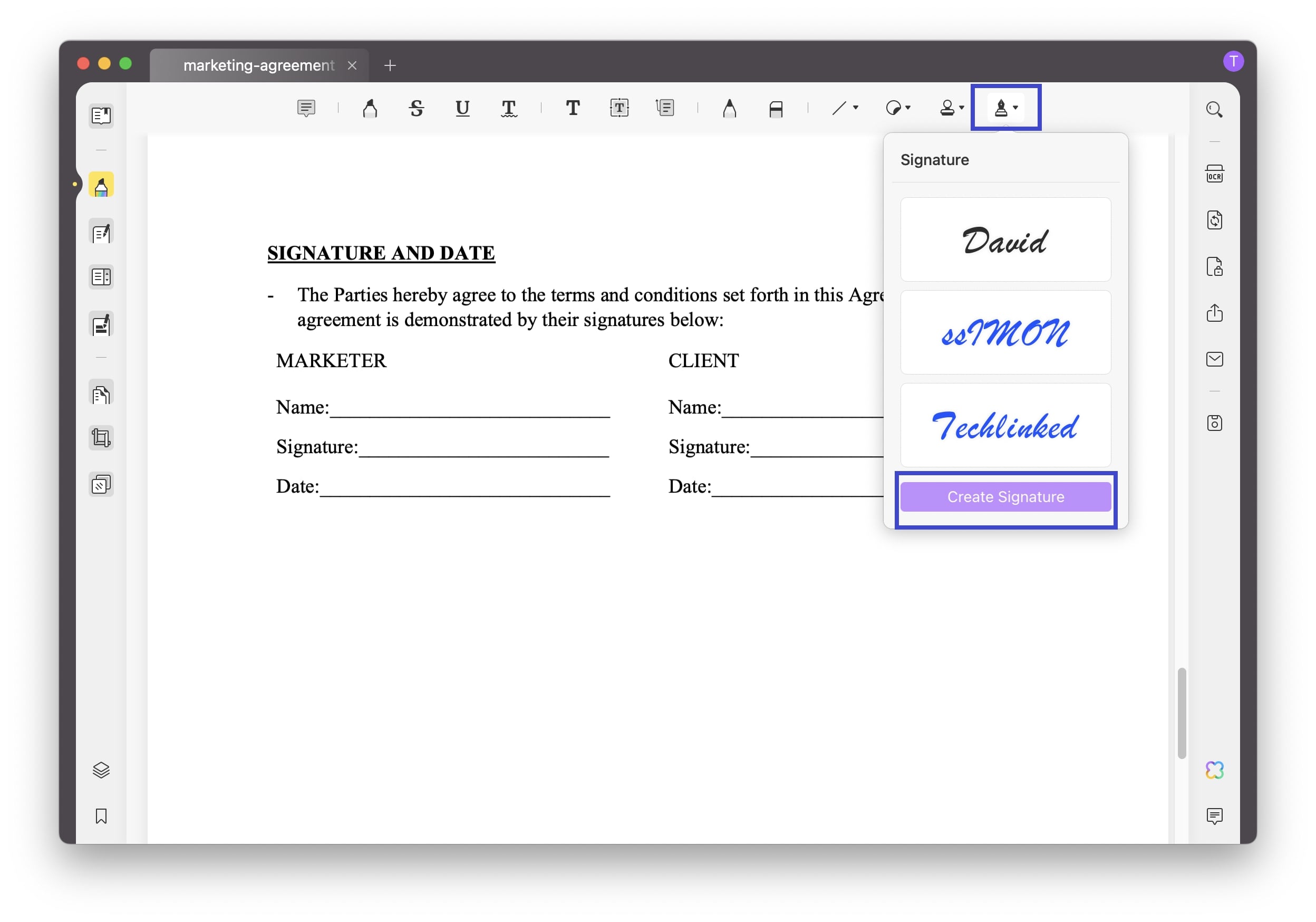 Sign PDF with UPDF for Mac | User Guide