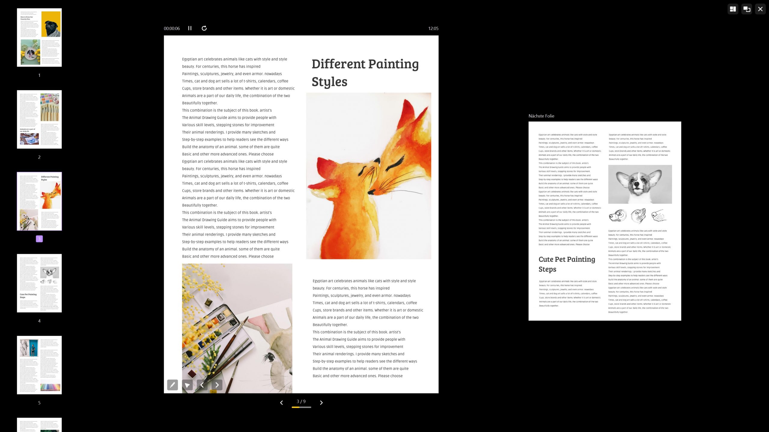 Wie kannst du ein PDF als Slideshow präsentieren? | UPDF