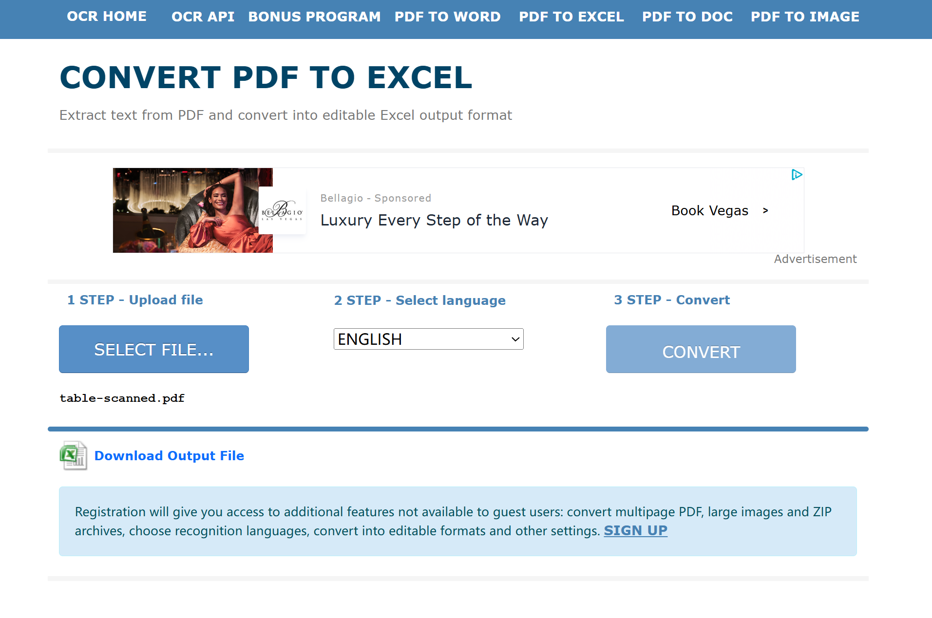 Use Online Ocr To Convert Pdf To Excel Simple Steps Updf