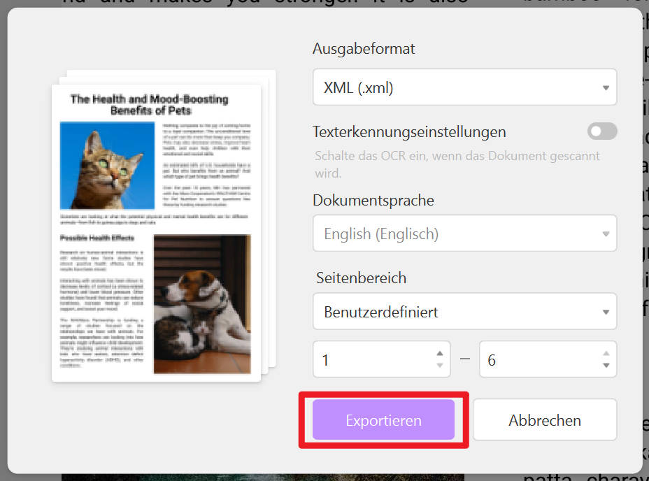 PDF in XML umzuwandeln - Hier sind 3 einfache Wege | UPDF
