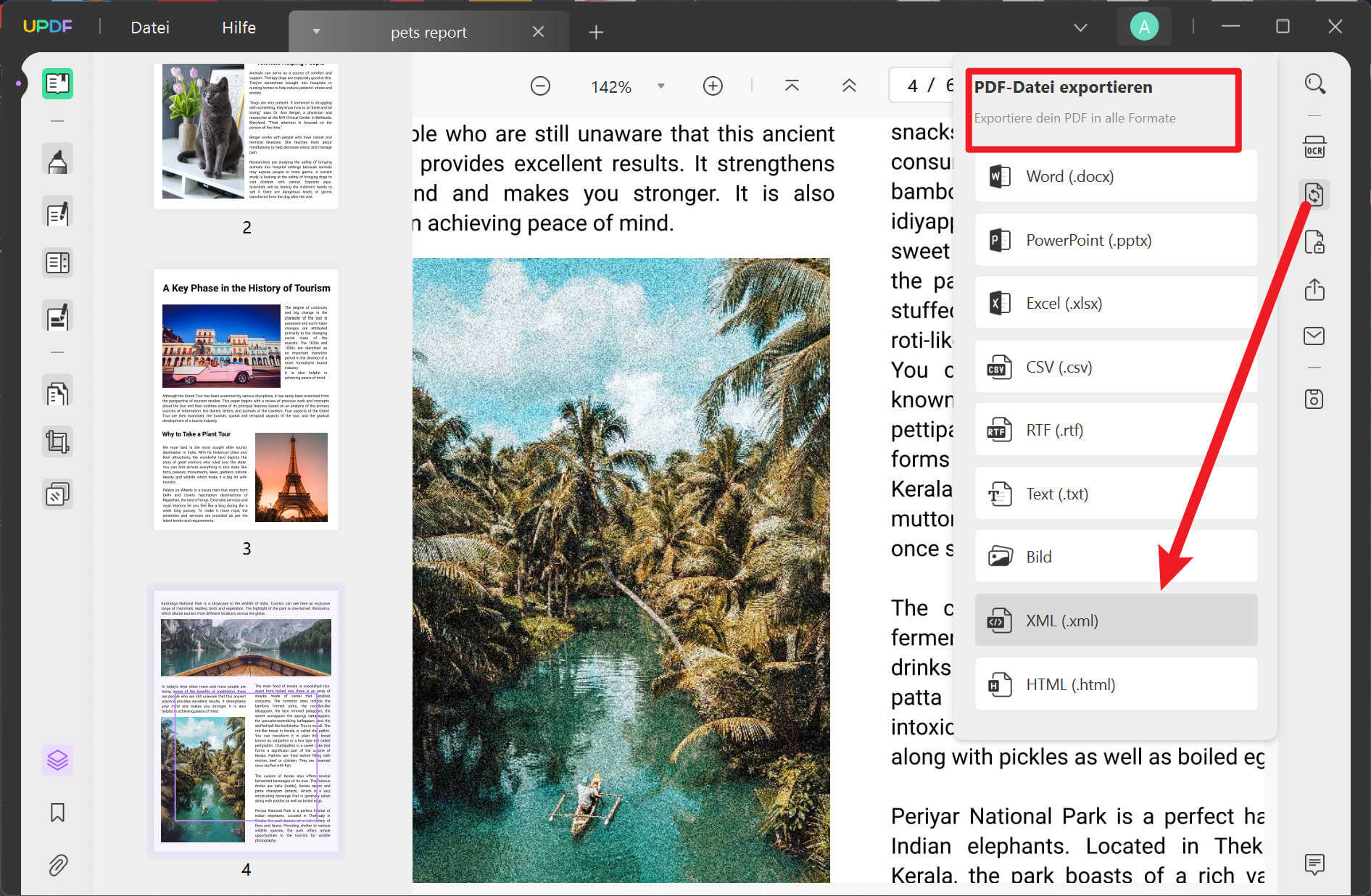 PDF in XML umzuwandeln - Hier sind 3 einfache Wege | UPDF