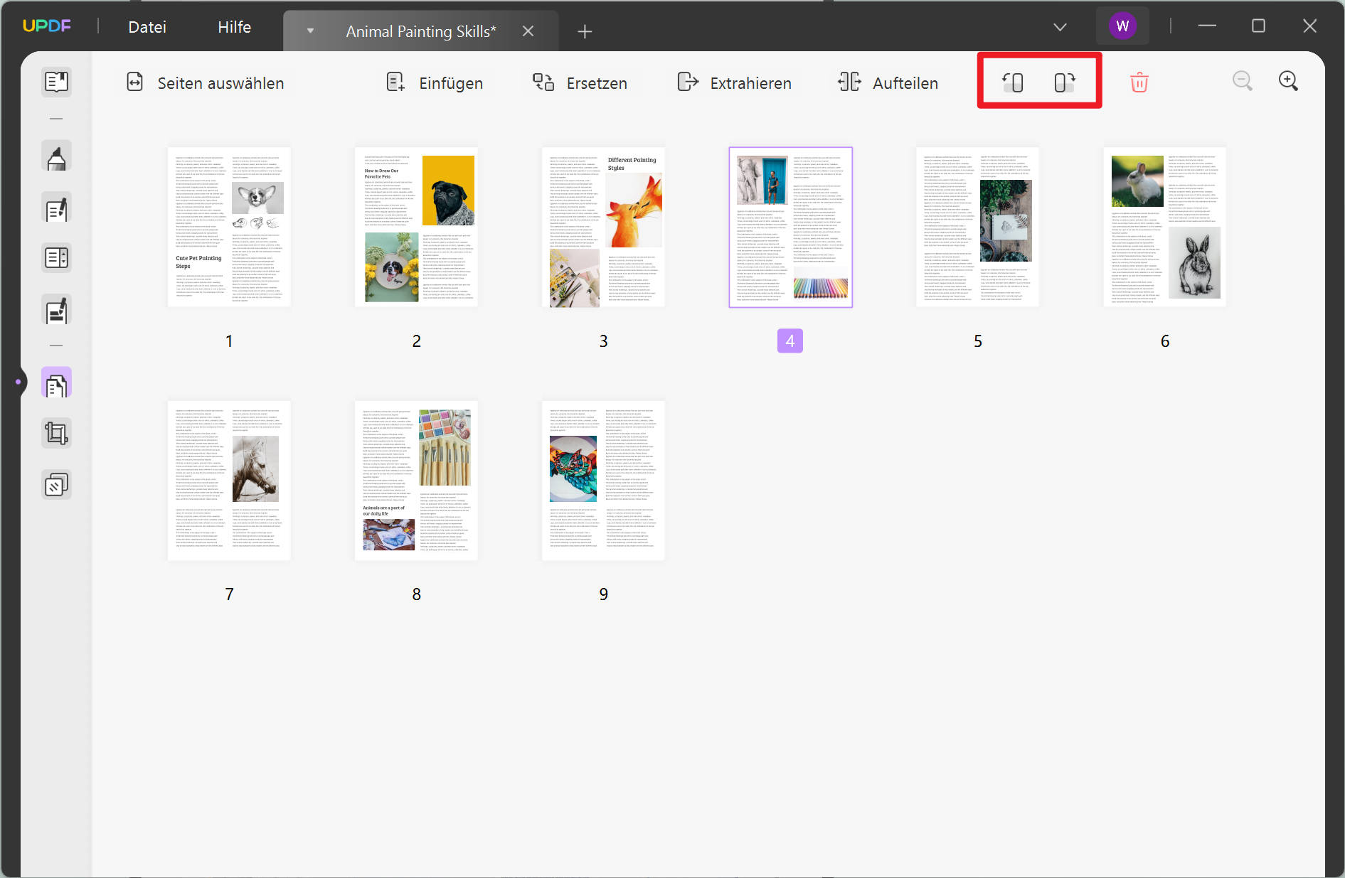 Wie kann OneNote PDF drehen? In Sekunden | UPDF