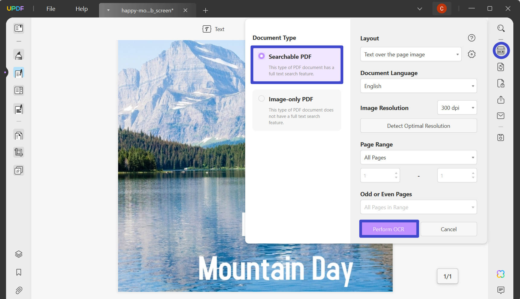 4 Simple Steps to Quickly Convert PDF Image to Word | UPDF
