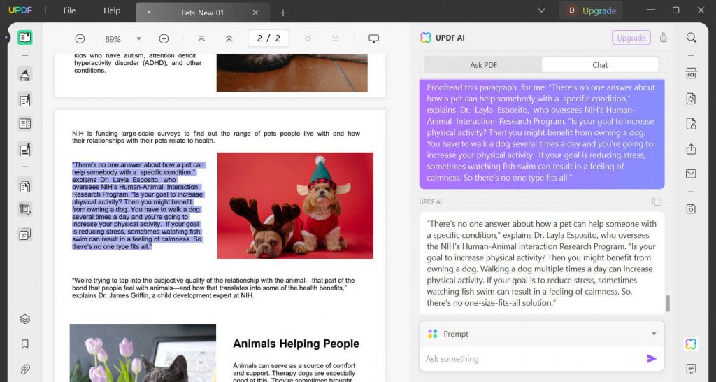 How to Proofread PDF? (AI Solutions with Guide) | UPDF
