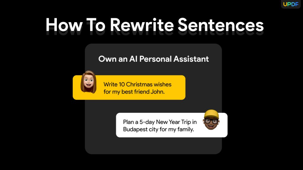 How to Rewrite Sentences? (Guide for Using AI Tool)|UPDF
