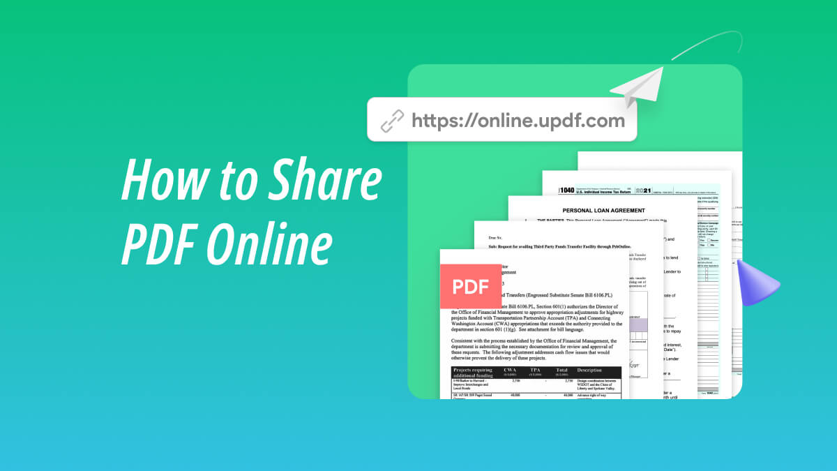 How to Share PDFs Online and Offline | UPDF