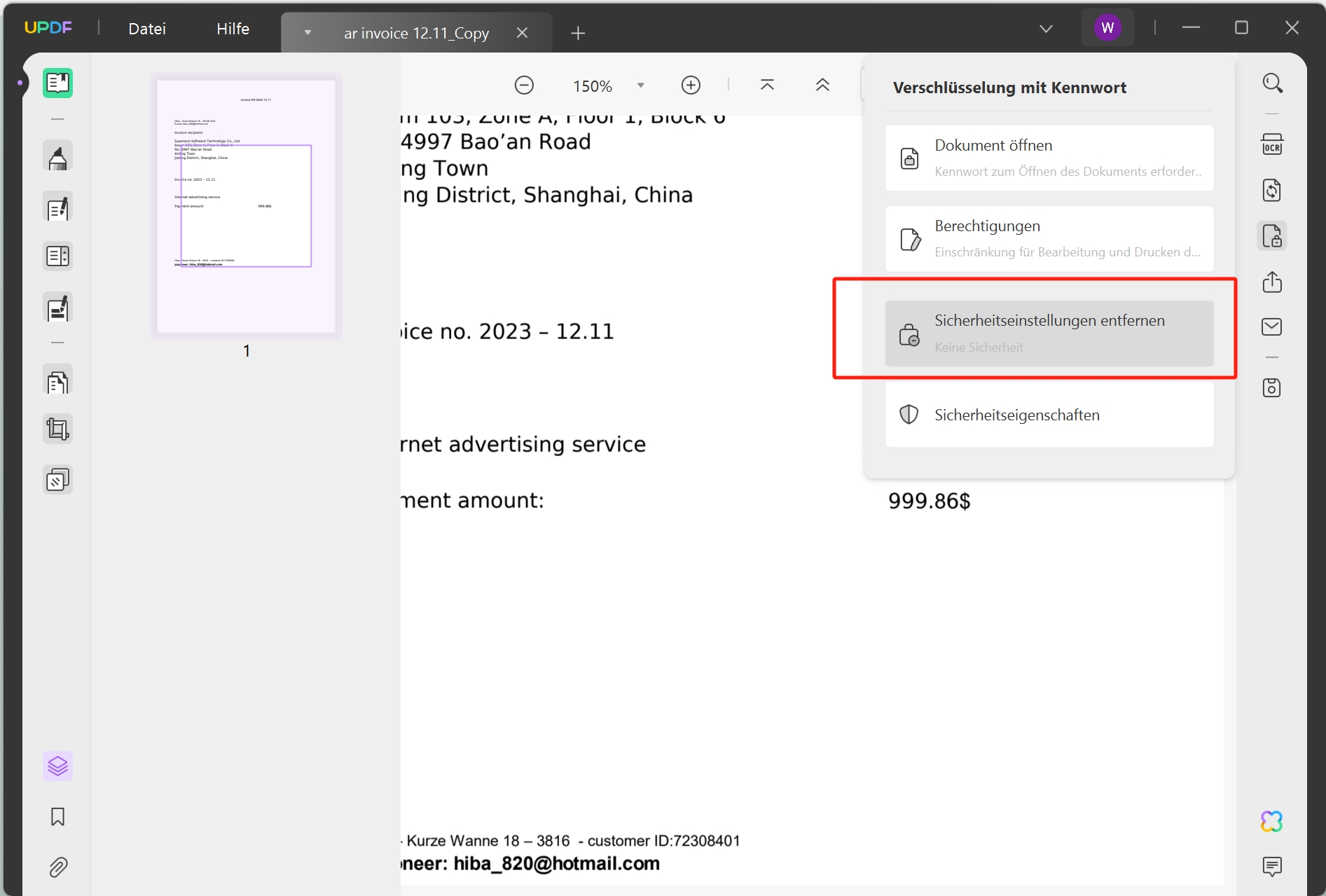 Passwortgeschützte PDF Datei öffnen: 3 Wege | UPDF