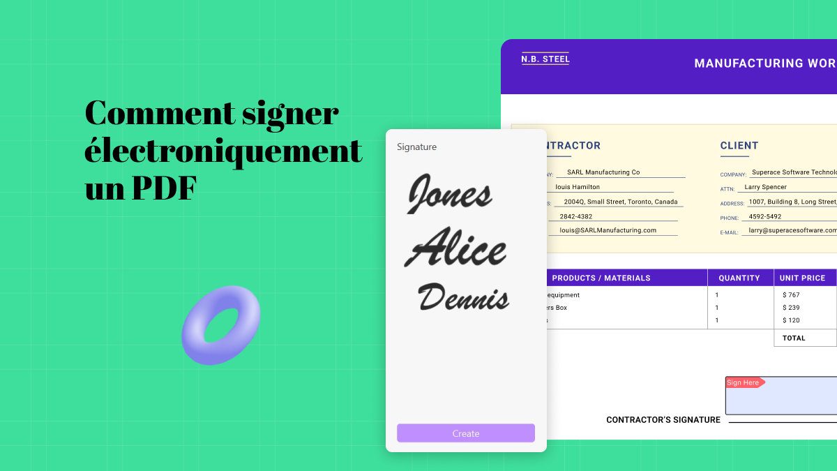 TOP 3 façons pour signer électroniquement un PDF | UPDF