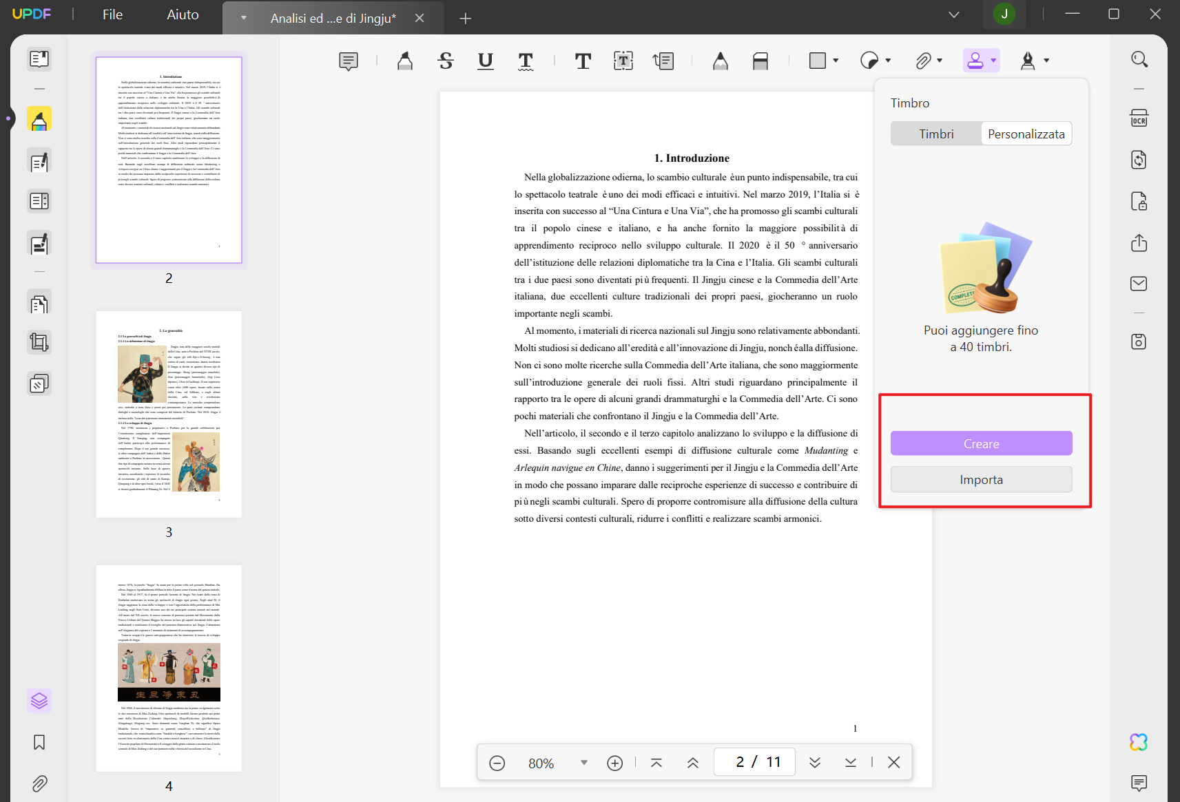 Prova a creare timbro digitale su PDF | UPDF