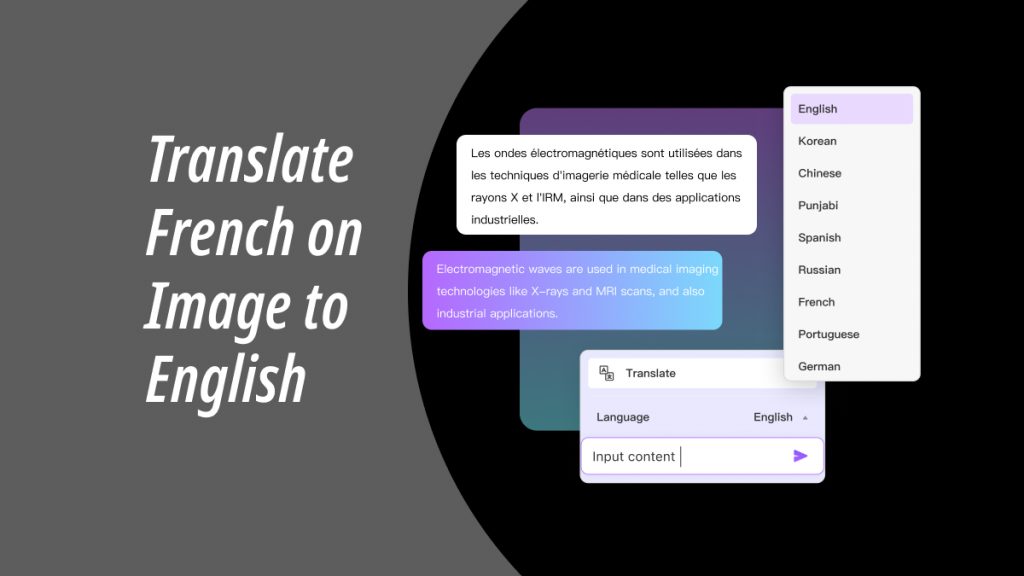 Translate/Convert French to English Images | UPDF