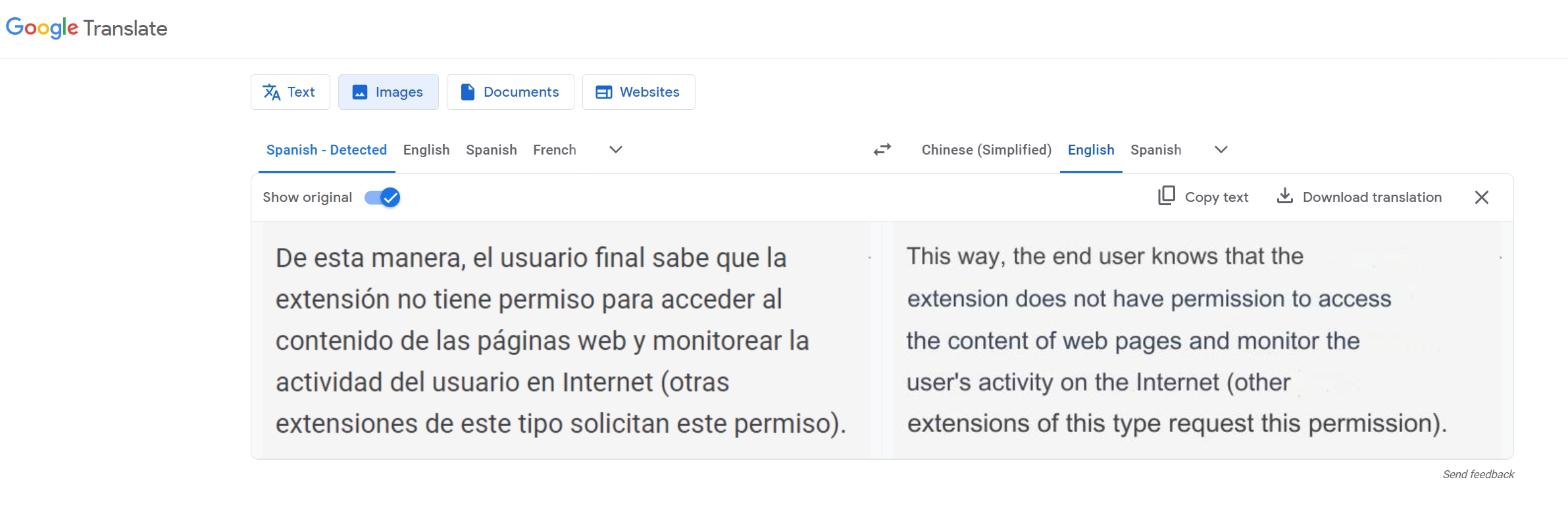 Easily Translate Images From Spanish to English | UPDF
