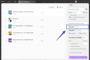 Step by Step Guide to Convert the A4 PDF to A5 | UPDF
