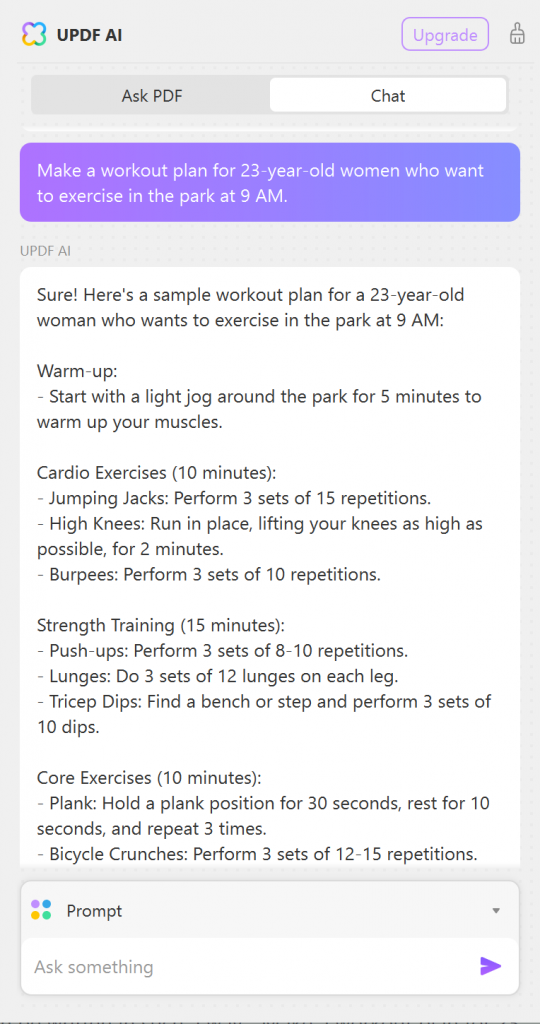 How to Make a Perfect Plan with AI Workout Generator? | UPDF