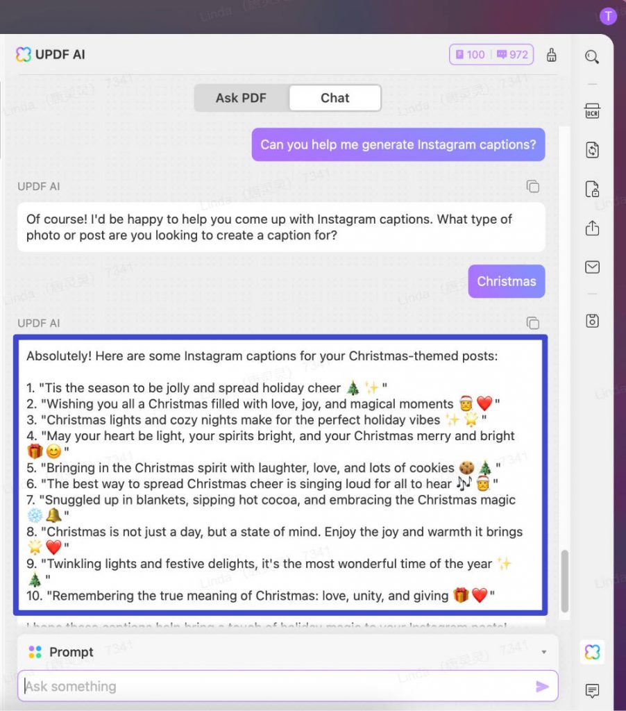 The Best Free AI Instagram Captions Generator in 2025 | UPDF