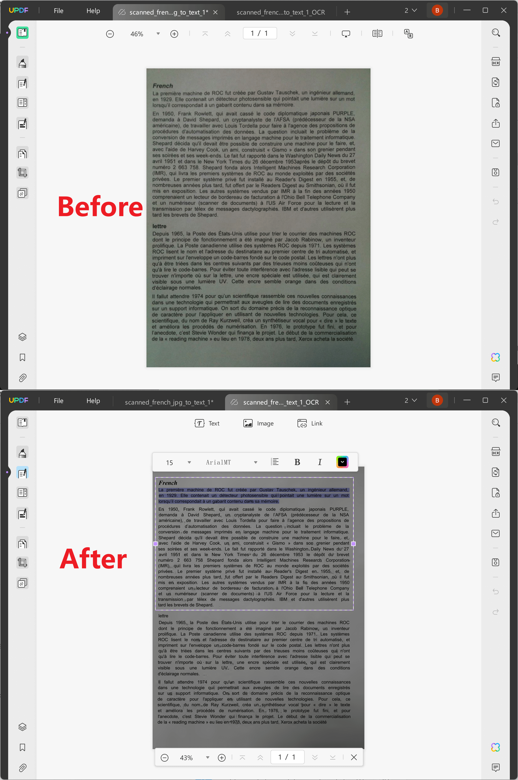 Top 5 French OCR Software (Features, Pros, Cons) | UPDF