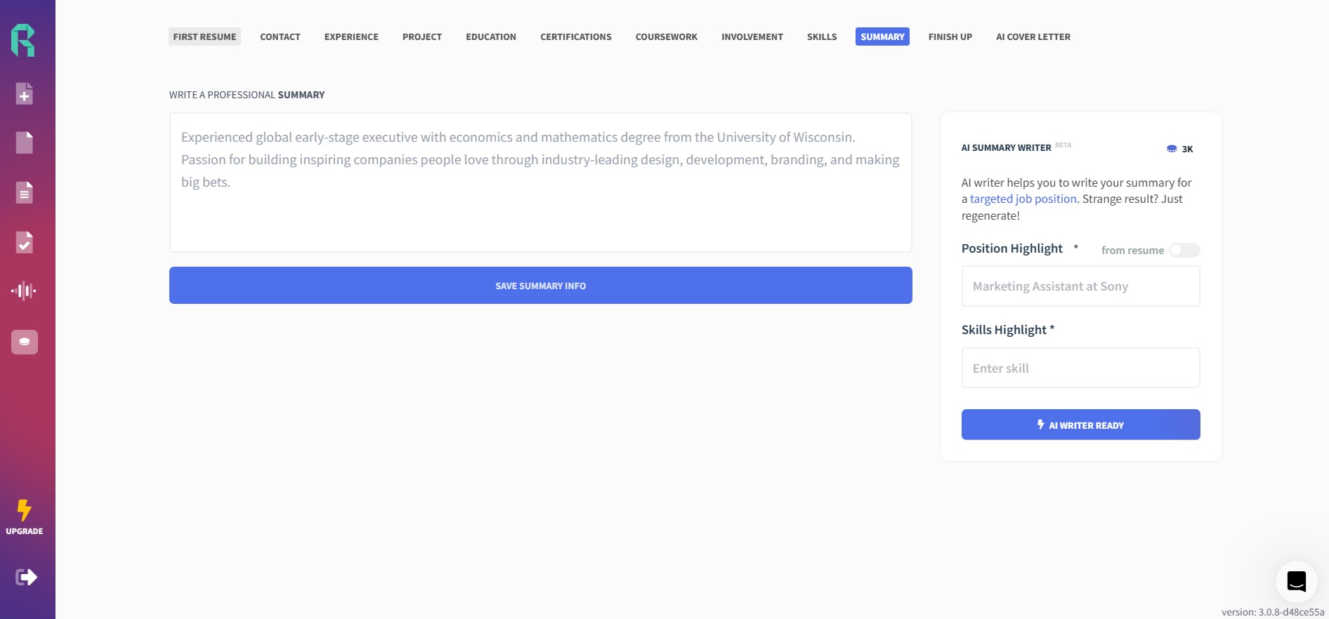 Top 5 AI Resume Summary Generators (Easy to Use) | UPDF
