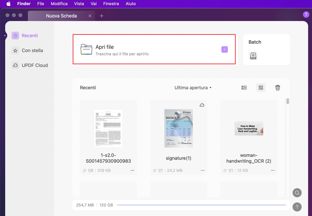Aprire più PDF contemporaneamente | UPDF