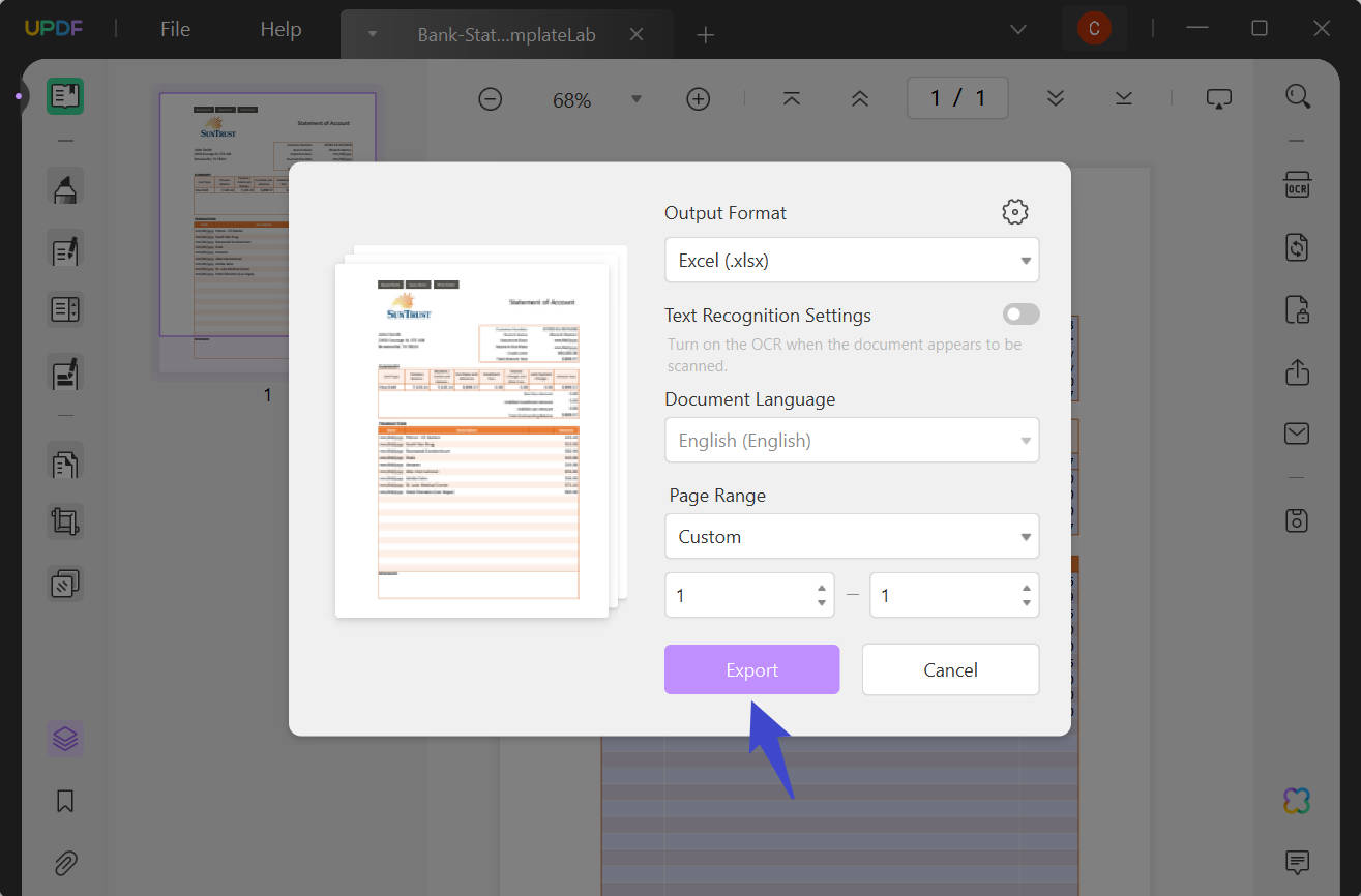How to Convert PDF Bank Statement to Excel or CSV | UPDF How to Convert PDF Bank Statement to Excel or CSV | UPDF