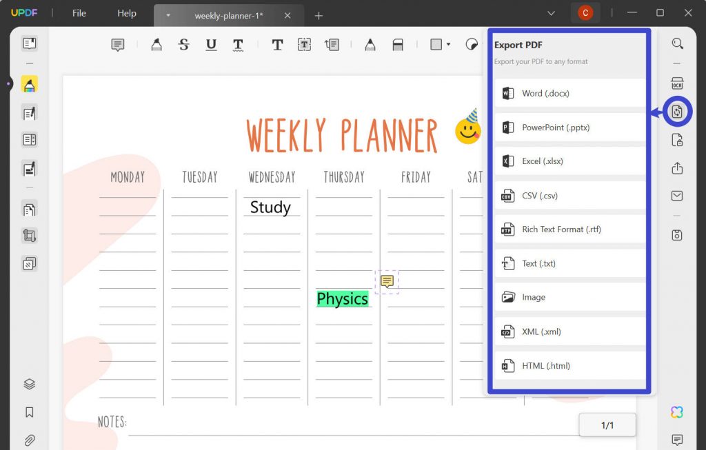 4 Template Rencana Studi yang Harus Anda Gunakan pada 2025 [Gratis] | UPDF