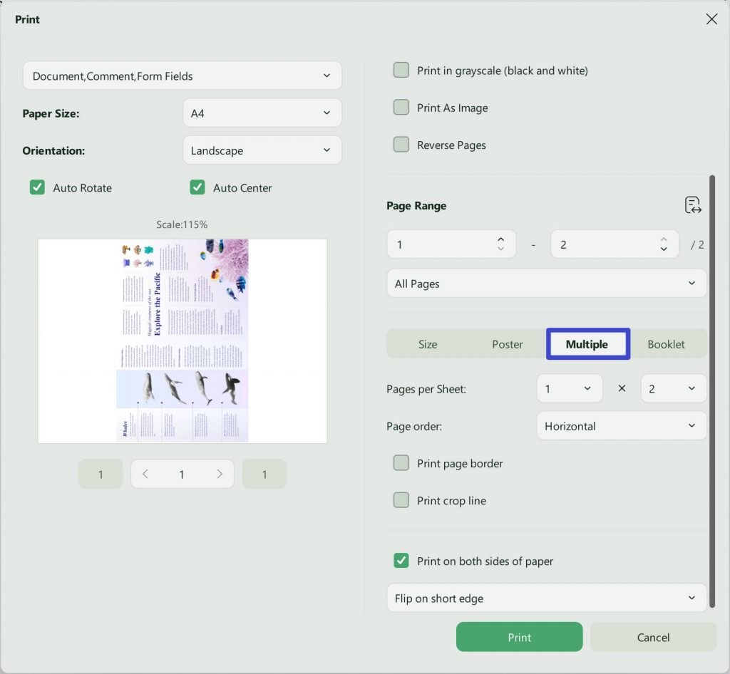 How to Print Multiple Pages per Sheet Step-by-Step | UPDF