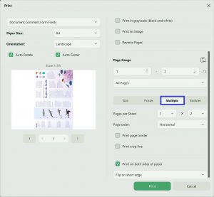 How to Print Multiple Pages per Sheet Step-by-Step | UPDF