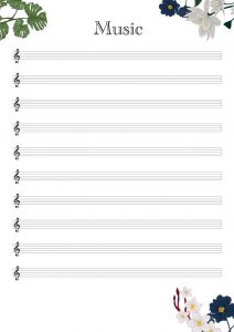 Scarica gratuitamente modelli PDF di spartiti musicali vuoti | UPDF