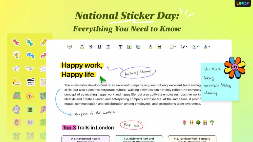 National Sticker Day 2025: How to Celebrate? | [Official] UPDF