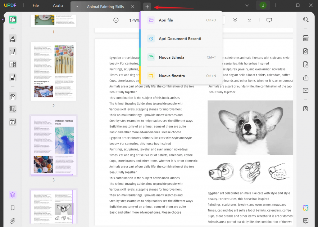 Aprire più PDF contemporaneamente | UPDF